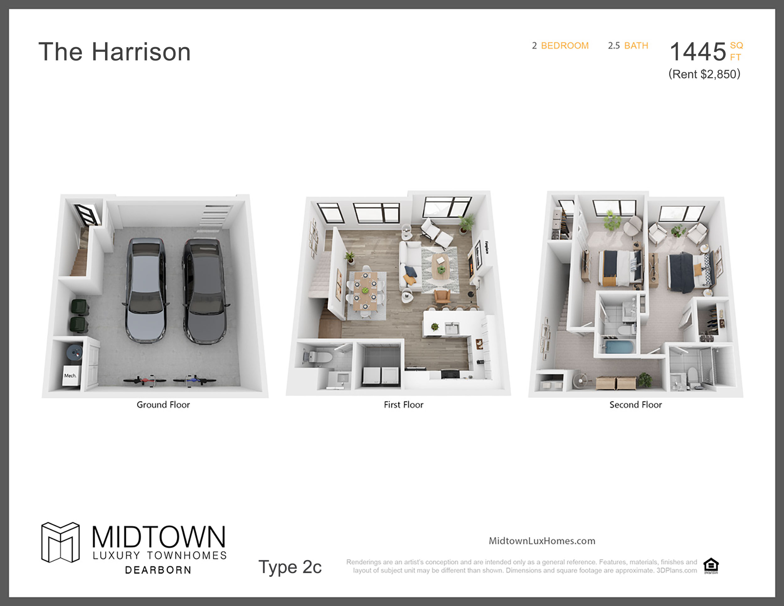 Floor Plans – Midtown Luxury Townhomes