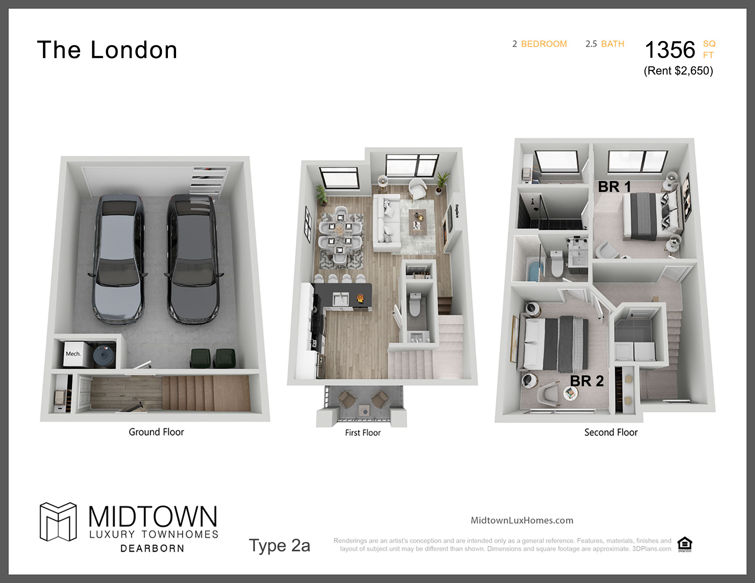 Floor Plans – Midtown Luxury Townhomes